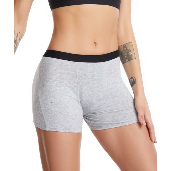 Quality Bike Period Proof Shorts Sports Running Swimwear 4 Layers Physiological Women'S Boxer Knitted Cotton for sale