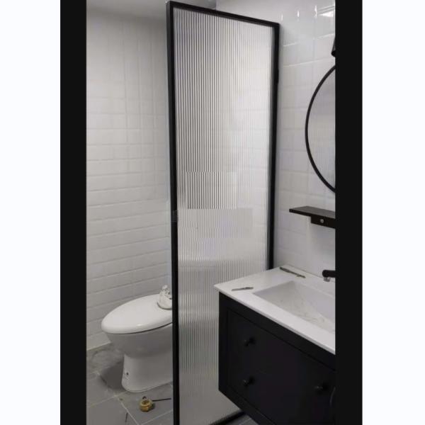 Quality 8mm Tempered Glass Shower Screen Restroom Cubicles Divisions for sale