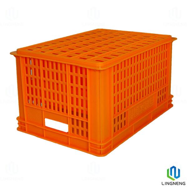 Quality Large Basket Rectangular Thick Plastic Vegetable Fruits Storage Turnover Milk for sale