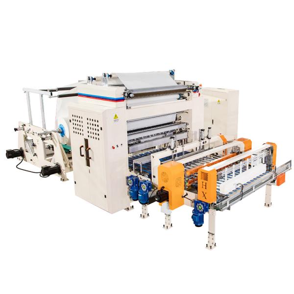 Quality Wallboard structure 100m/min automatic transfer soft facial tissue paper folding for sale