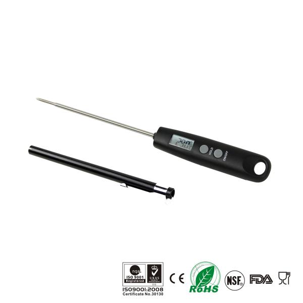Quality Large LCD Screen Quick Read Digital Thermometer , Cooking Probe Thermometer Elegant Design for sale