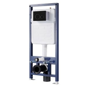 Quality Standard Push Button Concealed Toilet Cistern Adjustable Flush Volume for sale