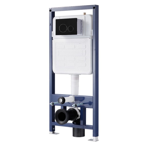 Quality Standard Push Button Concealed Toilet Cistern Adjustable Flush Volume for sale