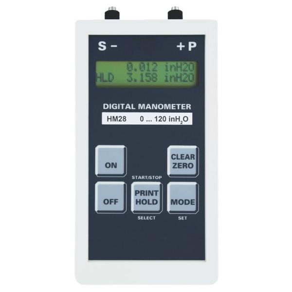 Quality 7kPa Handheld Digital Pressure Gauge HM28D3C30000 18/8 Stainless Steel for sale