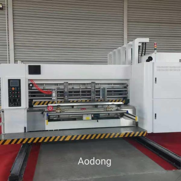 Quality 18kw Corrugated Box Printing Machine Flexo Slotter Humanization Operation for sale