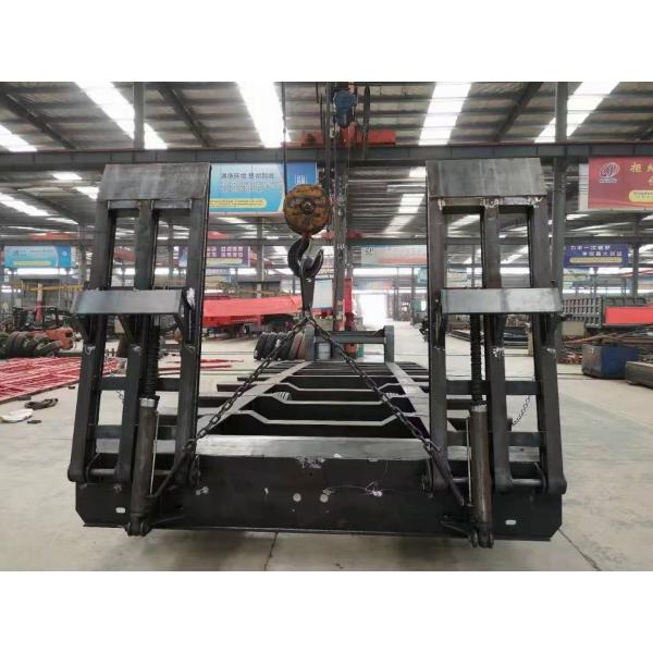 Quality 4 Line 8 Axle Low Bed Semi Trailer For Transporting Construction Machinery for sale