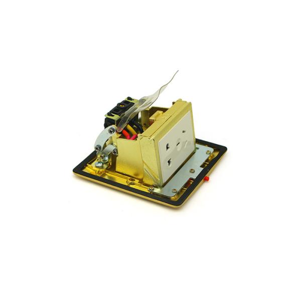 Quality 16A 250V Square Electrical Outlet Pop Out High Impact And Mechanical Strength for sale