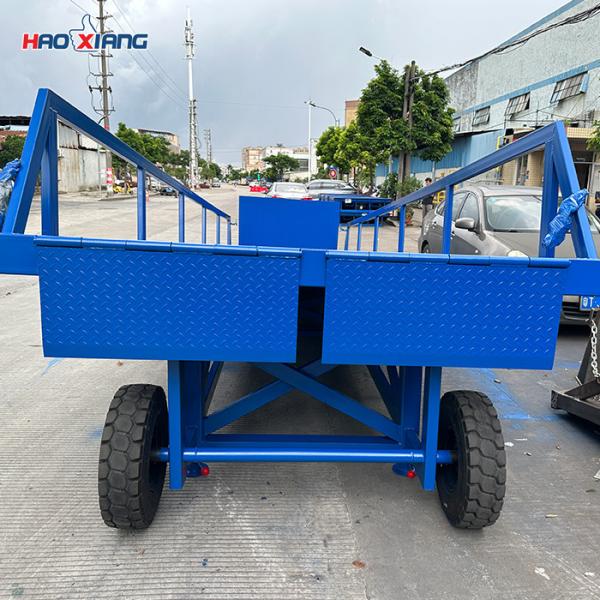 Quality 10T Portable Loading Dock Ramps Mobile Yard Ramp For Warehouse for sale
