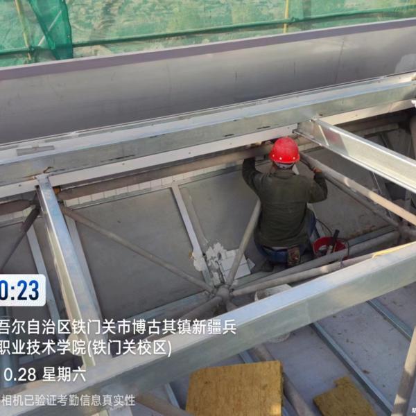 Quality Q235 Galvanized Steel Truss Structure Large Bending Capacity Gray Color for sale