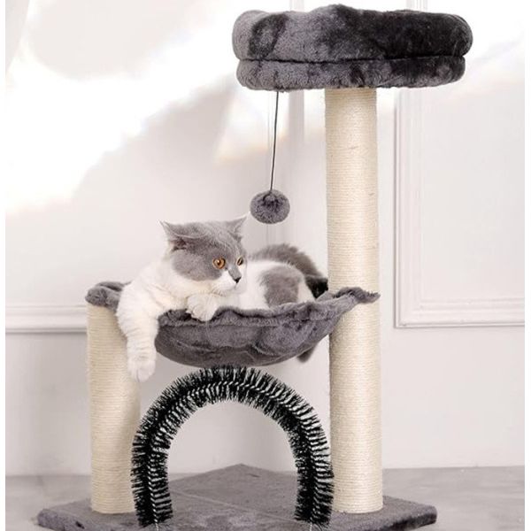 Quality Natural Sisal Cat Trees Scratching Post Multi-Level Platform Cat Tower for Large Cats for sale