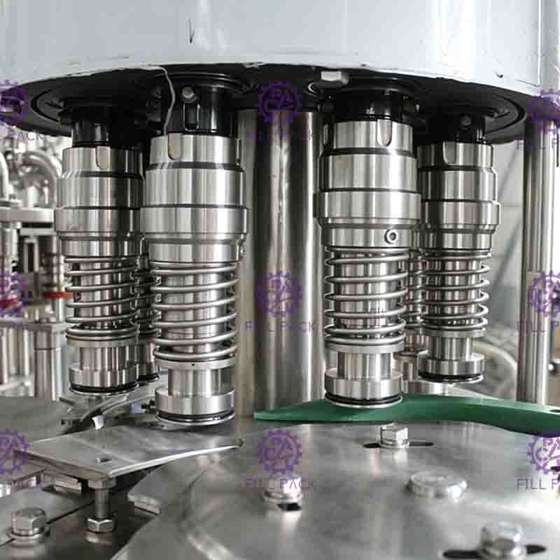 Quality 4 In 1 Plastic Bottle Liquid Filler Machine PLC Control With Touch Screen for sale