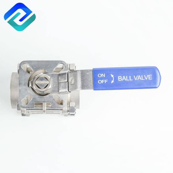 Quality Direct Mounting PN63 3PC Ball Valve EN 12266 Male Threaded Ball Valve for sale