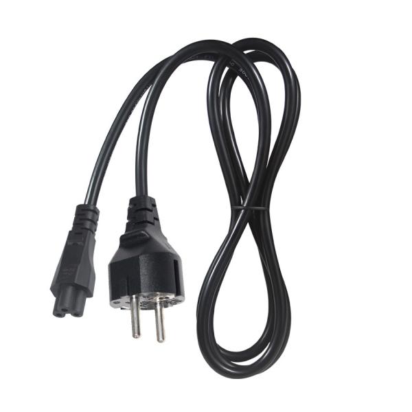 Quality CEE 77 to C5 Power Cord 6ft 10A 120V Black PVC for sale