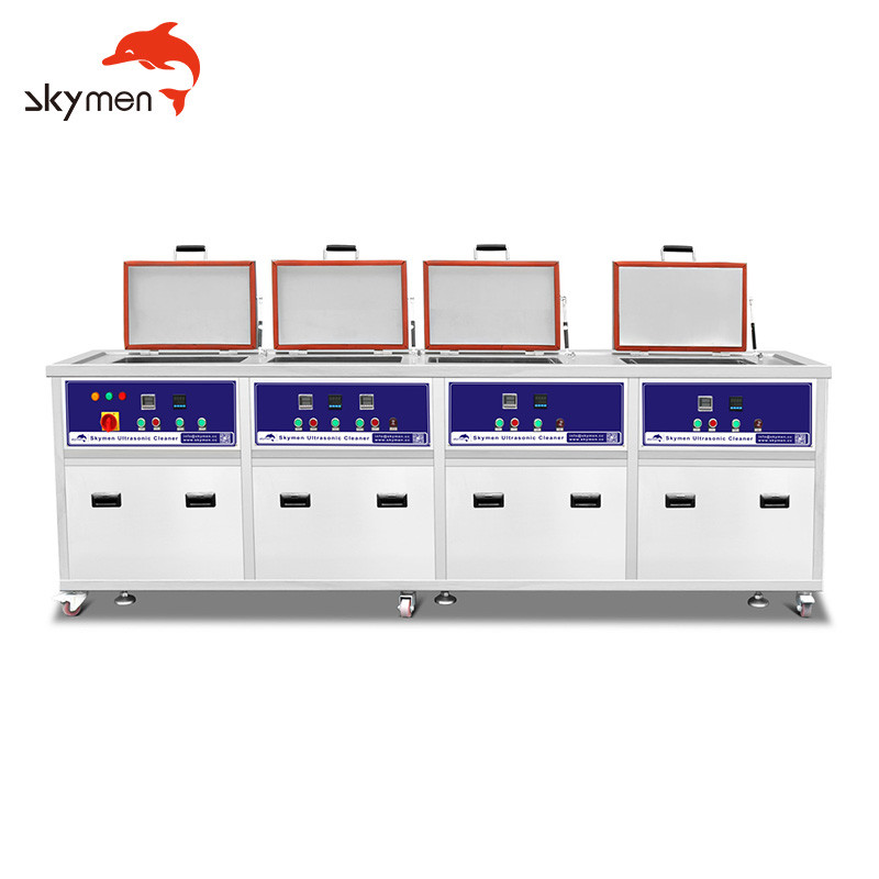 Quality 2mm Heating Ultrasonic Parts Cleaner 99L Four Tanks FCC For Automative for sale