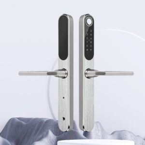 Quality Wifi Slim Long Handle TT Smart Lock for 30-75MM Wooden Doors for sale