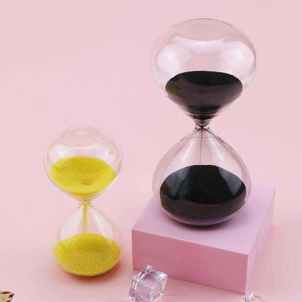 Quality Flat Glass Hourglass 60 Minute Sand Timer ISO9001 approved for sale
