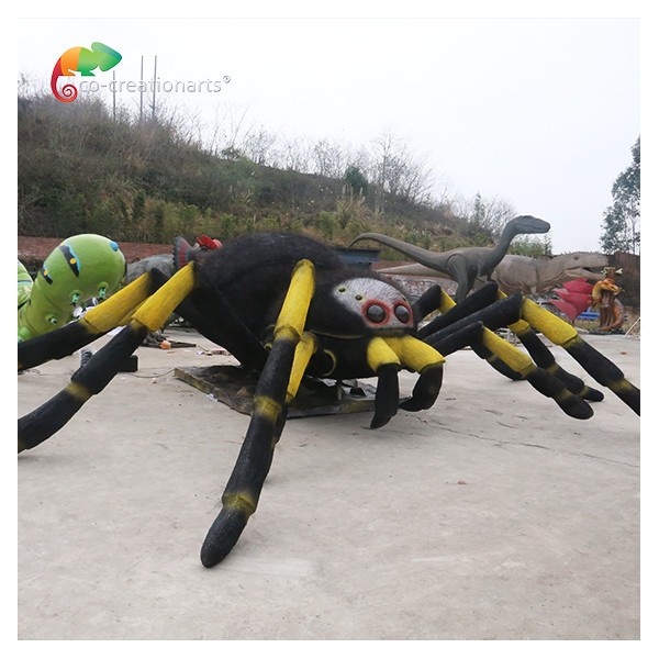 Quality 6 meters Artificial Large Animatronic Spider for sale