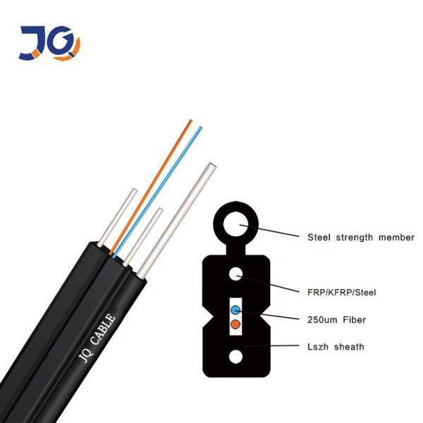 Quality Outdoor G657A1 2.0*5.0mm FTTH Fiber Optic Drop Cable for sale