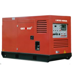 Quality Diesel Welder Generator with 400A Welding Current 18.0KW Rated Power and 80L for sale