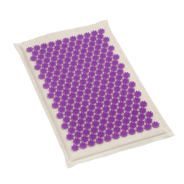 Quality Lotus Spike Electric Back Massager Accupressure Mat Linen Fabric Material for sale