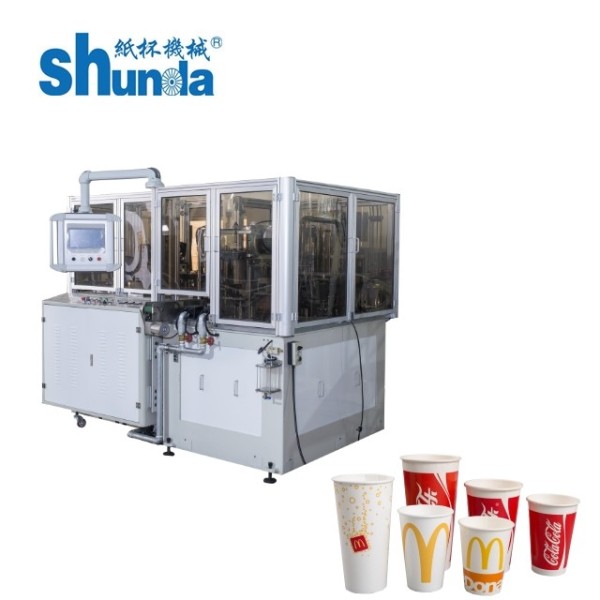 Quality Max Speed 145 cups per minute Paper Cup Making Machine For Coffee Paper Cup with 2 lesiter hot air devices for sale