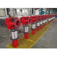 Quality Leak - Free Cast Iron Body Flanged End Slurry Pinch Valve With Regulating for sale