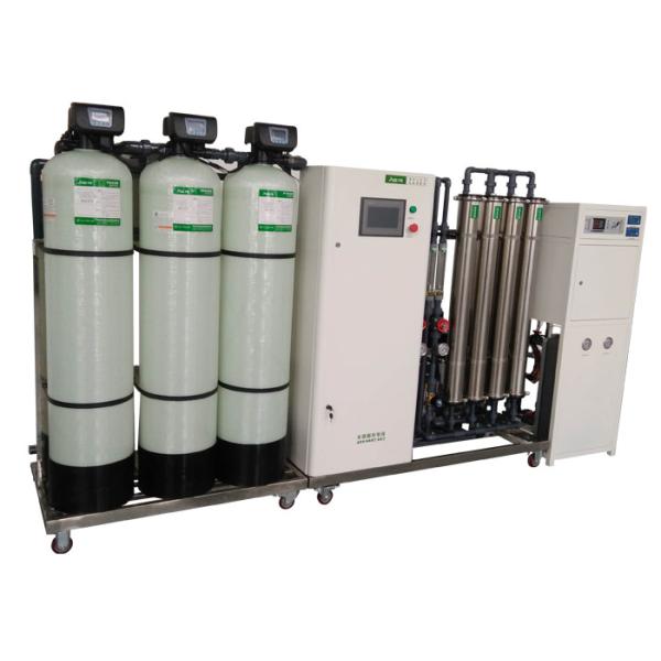 Quality 500H/L Double Pass RO System With EDI Water Plant for sale