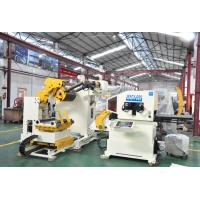 Quality 3 In 1 Nc Servo Coil decoiler straightener feeder Machine With Power Press for sale