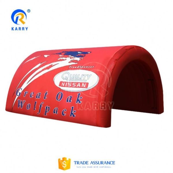 Quality Large Inflatable Tent Red Giant Inflatable Dome Tent with Weatherproof Material for sale