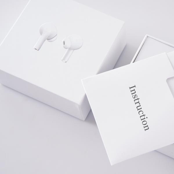 Quality Custom Logo White Bluetooth Headset Packaging Cardboard Box Earphone Package for sale