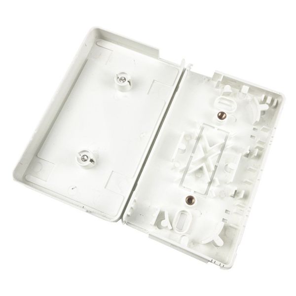 Quality ABS 2-Cores Plastic Fiber Optic Faceplate Socket Panel For Indoor FTTX Network for sale