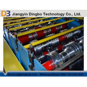 Quality 25m / Min Speed Floor Deck Roll Former Metal Forming Machine With PLC Contol for sale