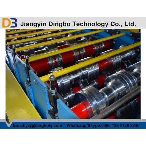 Quality 25m / Min Speed Floor Deck Roll Former Metal Forming Machine With PLC Contol for sale