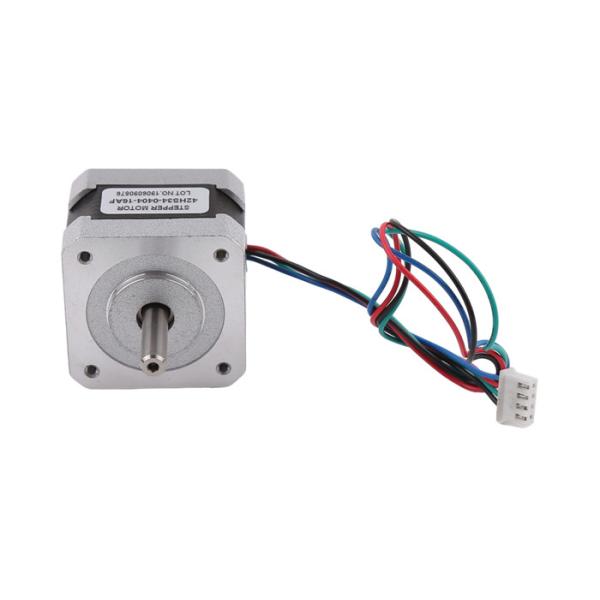 Quality Black Color 42mm Hybrid Linear Stepper Motors 1.8 degree 2phase Nema 17 stepper for sale