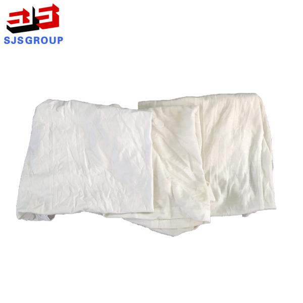 Quality Pure White 40*50cm 100kg/Bale Industrial Cleaning Rags for sale