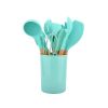 china Nonstick Food Grade Silicone Cooking Utensils Set Withstand High Temperatures