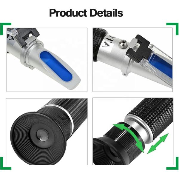 Quality 0-90% Brix Handheld Digital Refractometer for Precise Sugar Measurement in Fruit for sale