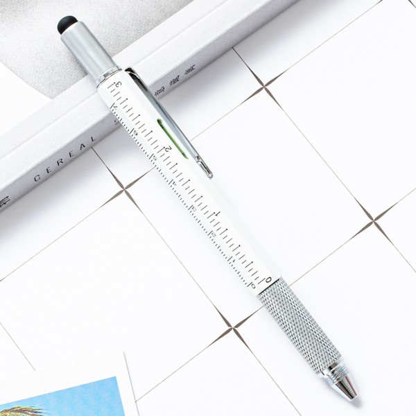 Quality Multifunctional Metal Creative Ballpoint Pen Ruler Screwdriver Touch Screen for sale