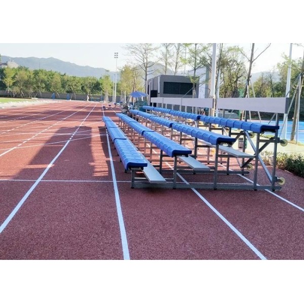 Quality Indoor / Outdoor Temporary Spectator Stands With Removable Rubber Pneumatic Wheels for sale