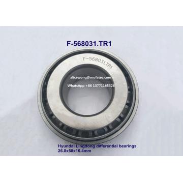 Quality F-568031.TR1 F-568031 Hyundai Lingdong differential bearings tapered roller for sale