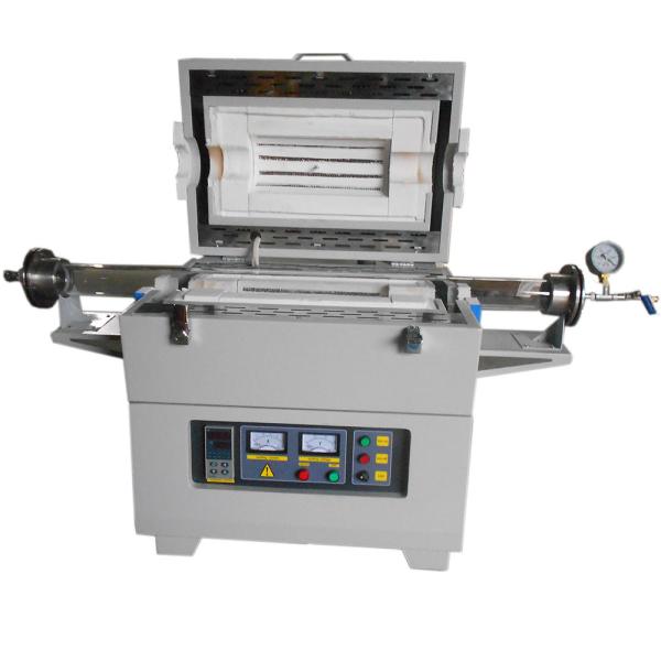 Quality 1200C Electric Tube Furnace Vacuum Pump Quartz Tube Argon Atmosphere 50x300mm for sale