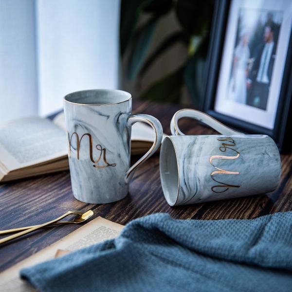 Quality Wedding Gifts Mr And Mrs Ceramic Cups for sale