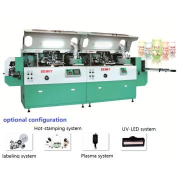 5000pcs/Hr Multi Color Automatic Cylinder Screen Printing Machine 250x200mm