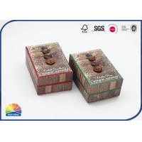 Quality Snow Man Soap Rigid Shoulder Box With Button Matte Lamination for sale