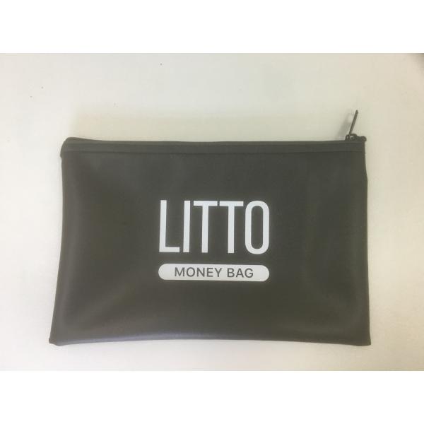 Quality Black PVC Pu Leather Zipper Bank Bags Recyclable For Coins Money for sale