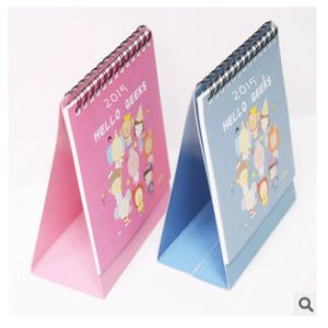 Quality Customed Logo Festival Pattern Desk Calendar Compact Desk Calendar for sale
