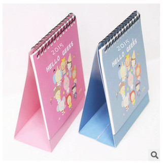 Quality Customed Logo Festival Pattern Desk Calendar Compact Desk Calendar for sale