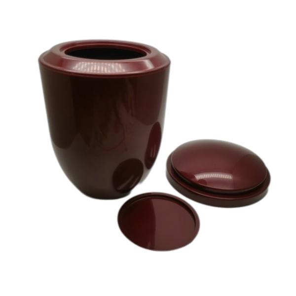 Quality Bordeaux Color Funeral Ash Urn For Cremation In 3.3L ABS Plastic for sale
