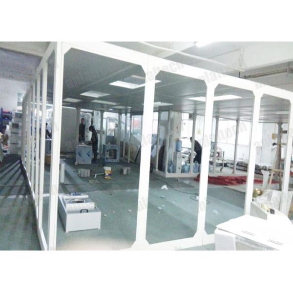 Quality 140m2 13200m3/H Hardwall Clean Room Modular Airlock For Mask Production for sale