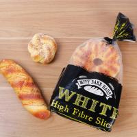 Quality Plastic Clear PE Wicker Bread Packaging Bags Custom Logo Printed for sale